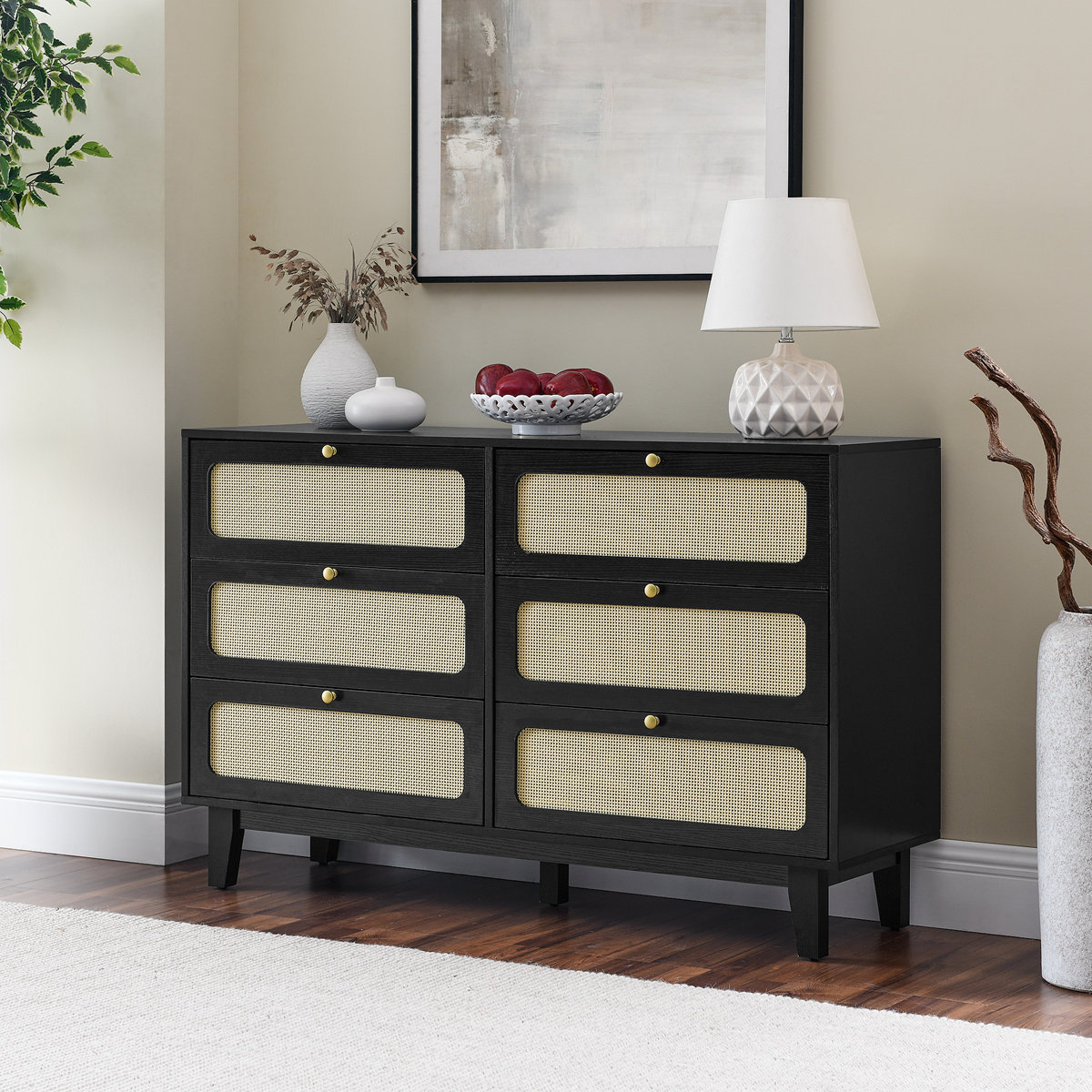 Red Barrel Studio® Jerrah 6 - Drawer Dresser & Reviews | Wayfair