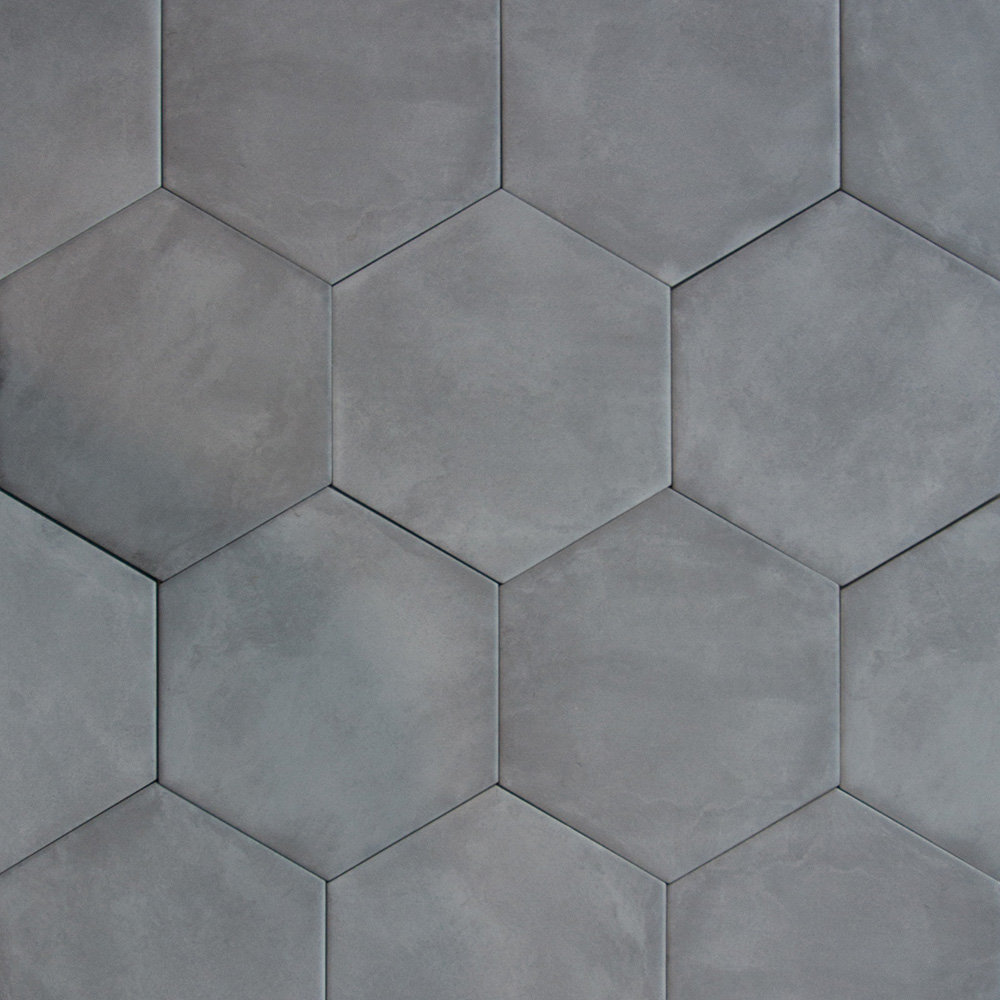 Tilefy Chromatica 6" Hexagon Porcelain Wall and Floor Tile - Wayfair Canada