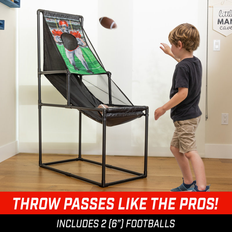 GoSports 2 in 1 Basketball & Football Toss Arcade Game - Indoor ...