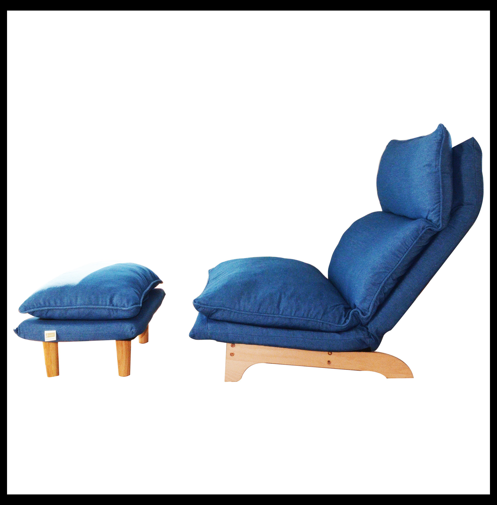 Trule Resendiz Upholstered Chaise Lounge Lazy sofa balcony leisure ...