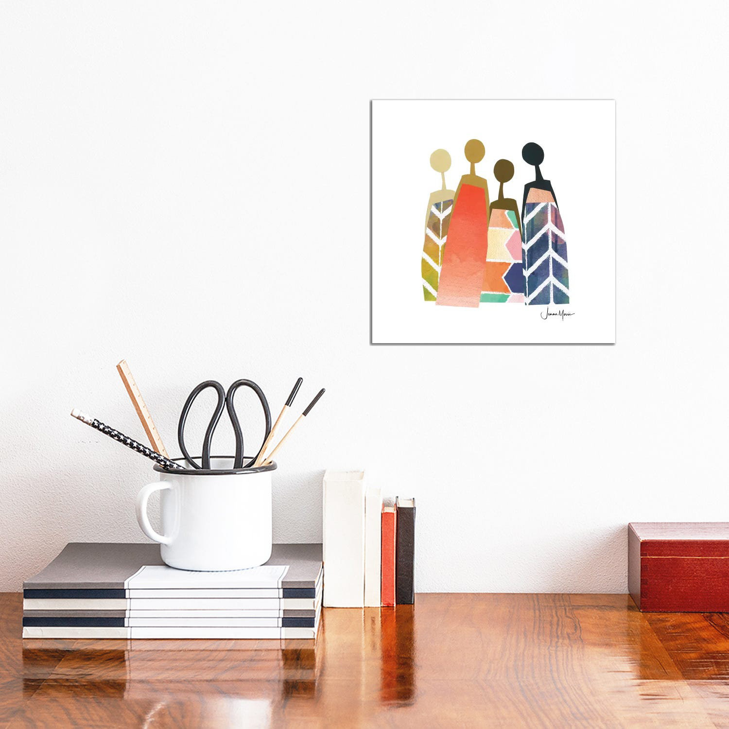 East Urban Home Rainbow Friends by Lou Lou Art Studio - Print | Wayfair