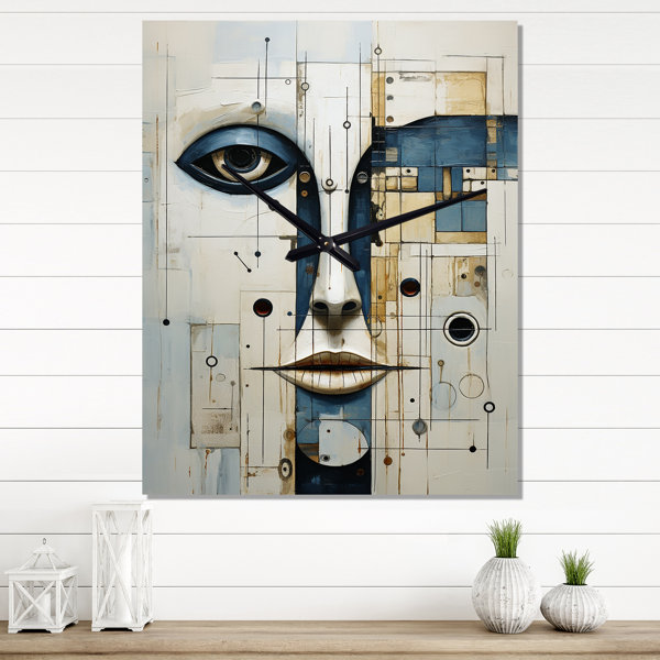 East Urban Home Brahms - Folk Religion Modern Wall Clock | Wayfair