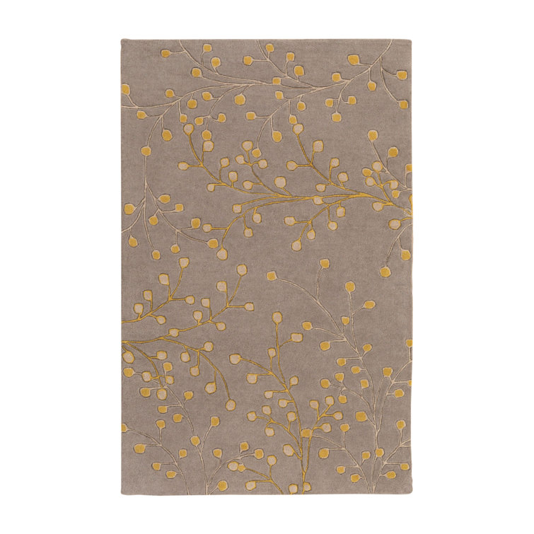 Langley Street Elsberry Hand Tufted Wool Floral Rug & Reviews | Wayfair