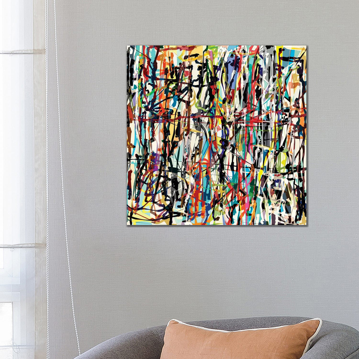 George Oliver Pollock Wink VII- Gallery-Wrapped Canvas Giclée | Wayfair