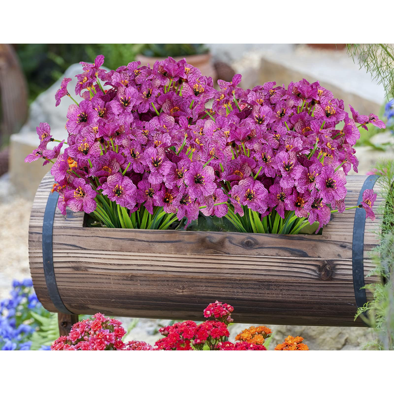 Ophelia & Co. 20 Bundles Artificial Flowers For Outdoor Outside Spring ...