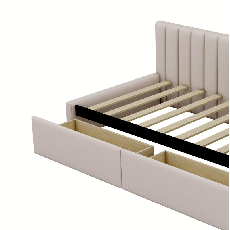 Mercer41 Mauda Upholstered Platform Storage Bed | Wayfair