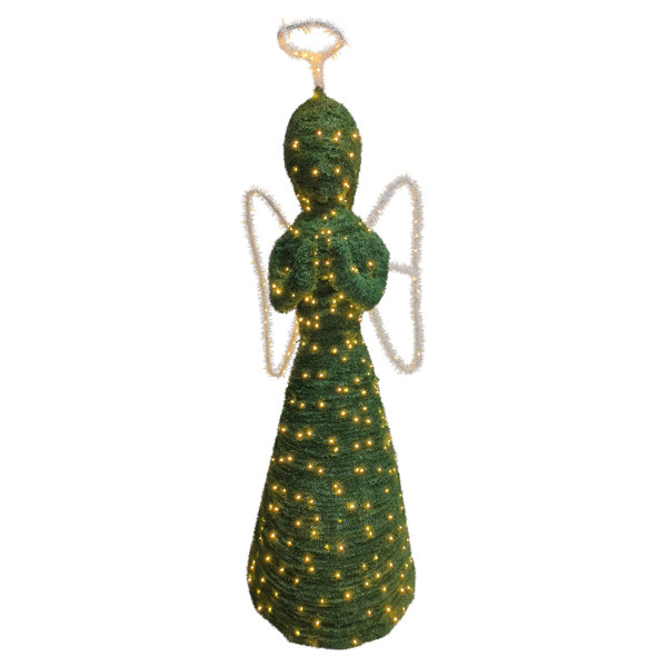 Northlight Topiary Angel Lighted Display | Wayfair
