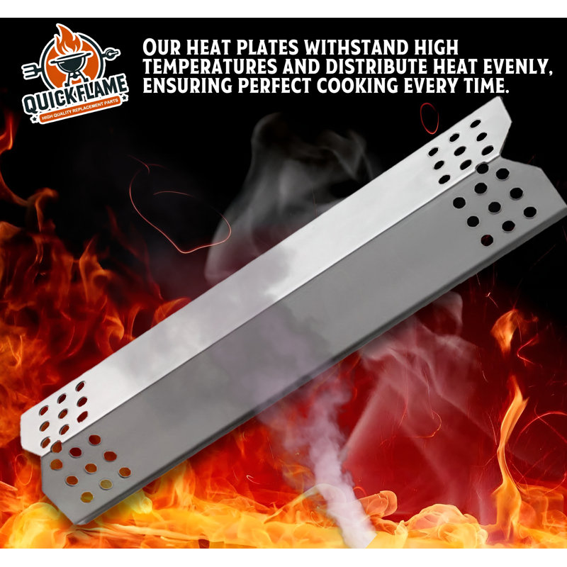 Quickflame Stainless Steel Heat Plates for Gas Grills from Nexgrill ...