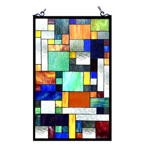 Red Barrel Studio® Geometric Window Panel & Reviews | Wayfair