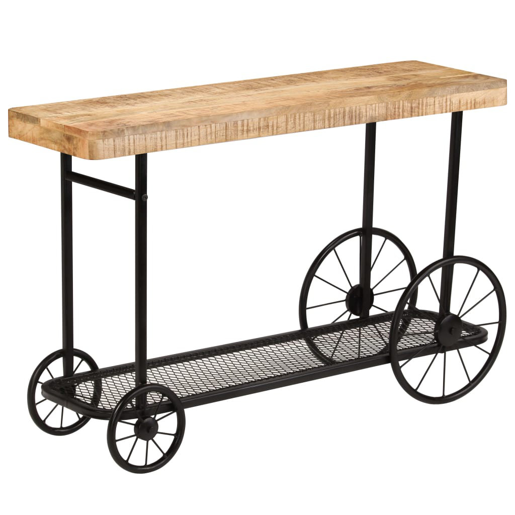 Williston Forge Console Table Solid Mango Wood 45.3"x14.2"x29.9" | Wayfair