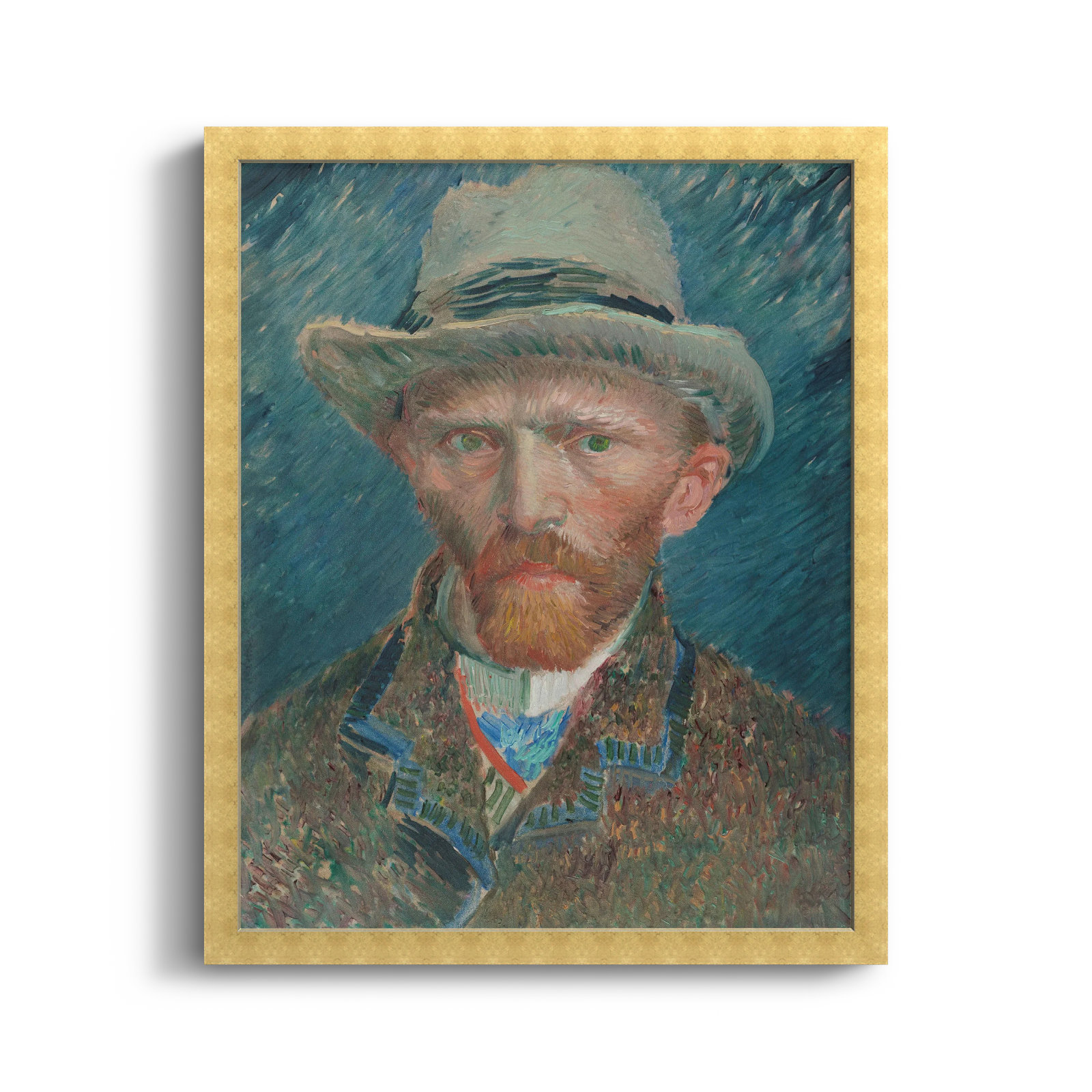 Birch Lane™ Van Gogh 1887 Self Portrait - Picture Frame Graphic Art ...