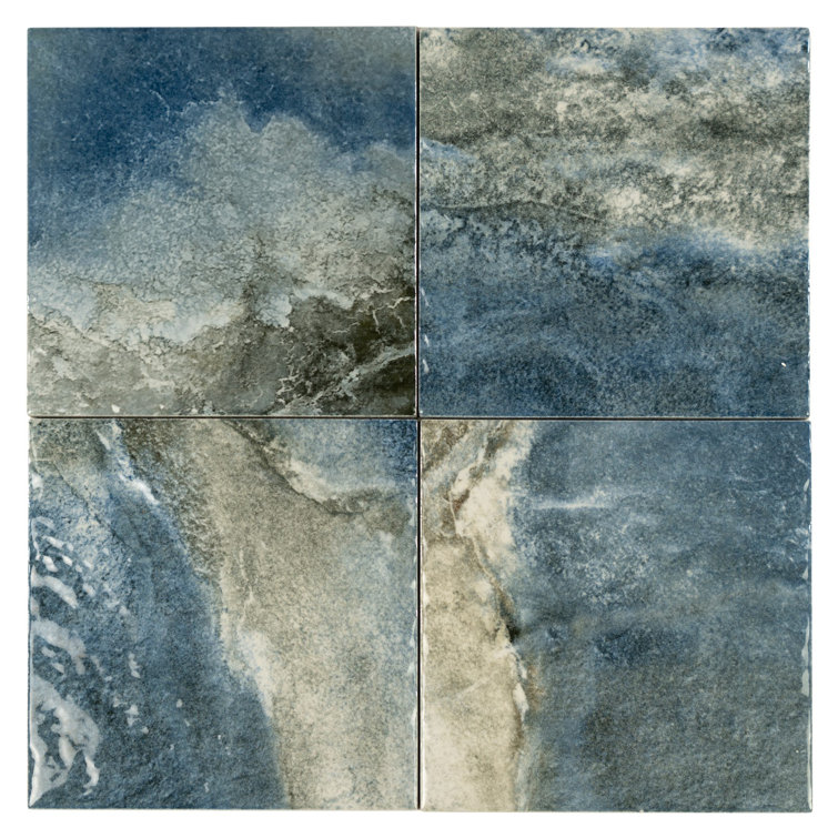 Tile Trader 6X6 Cirrus Azul Porcelain Tile - Wayfair Canada