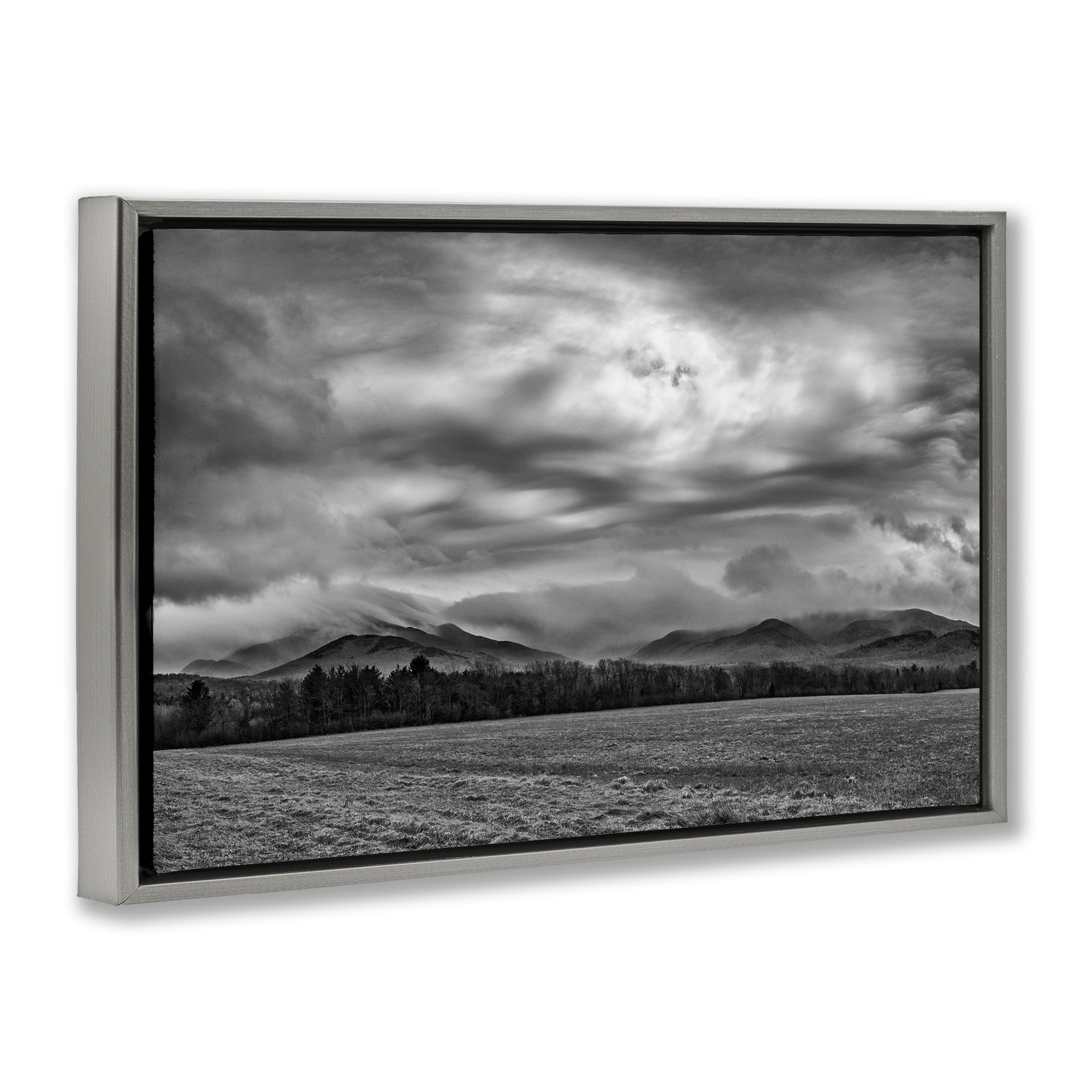 Latitude Run® Distant Cloudy Skies View Floating Frame, design by James ...