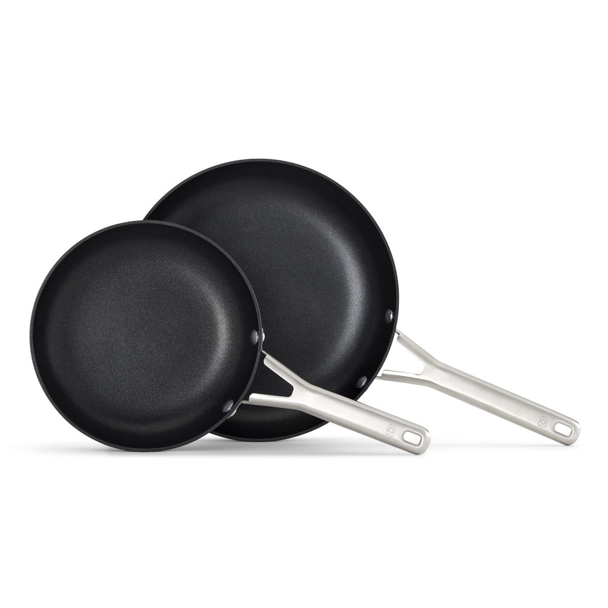 Calphalon Hard-Anodized Nonstick 8" and 10" Frying Pan Set & Reviews ...