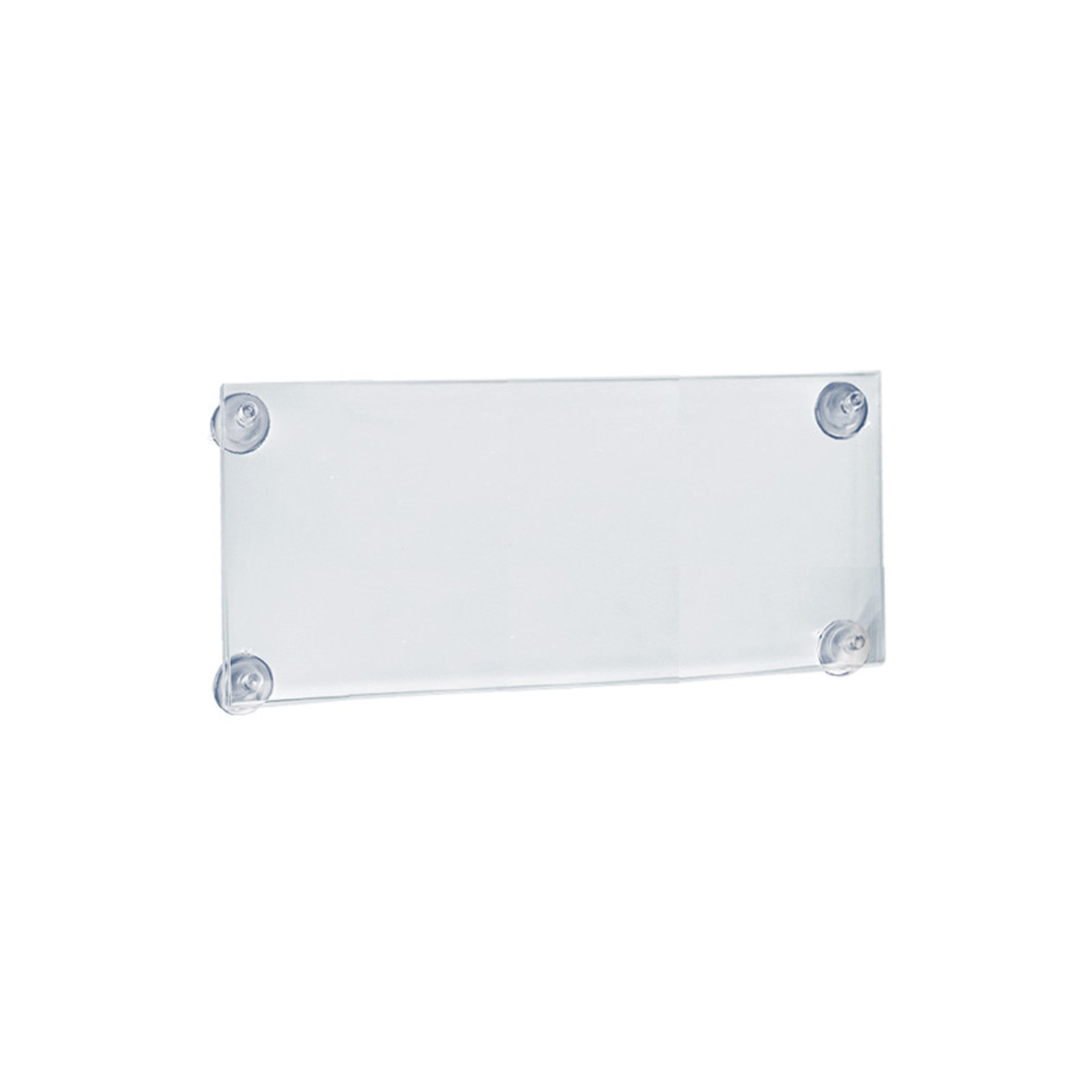 Azar Displays Clear Acrylic Window/Door Sign Holder Frame with Suction ...