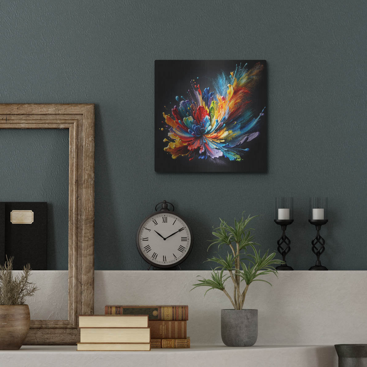 Wrought Studio™ 'Color Burst 2' by Rey Klimt Metal Wall Art | Wayfair