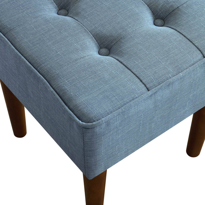 Elle Decor Aria Square Tufted Vanity Stool & Reviews | Wayfair