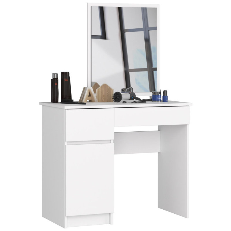 Ebern Designs Helmich Dressing Table with Mirror | Wayfair.co.uk