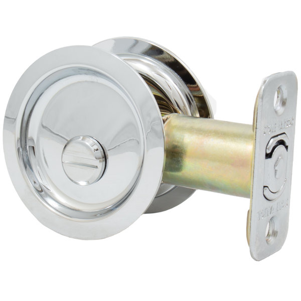 Stone Harbor Hardware Round Pocket Door Lock & Reviews | Wayfair