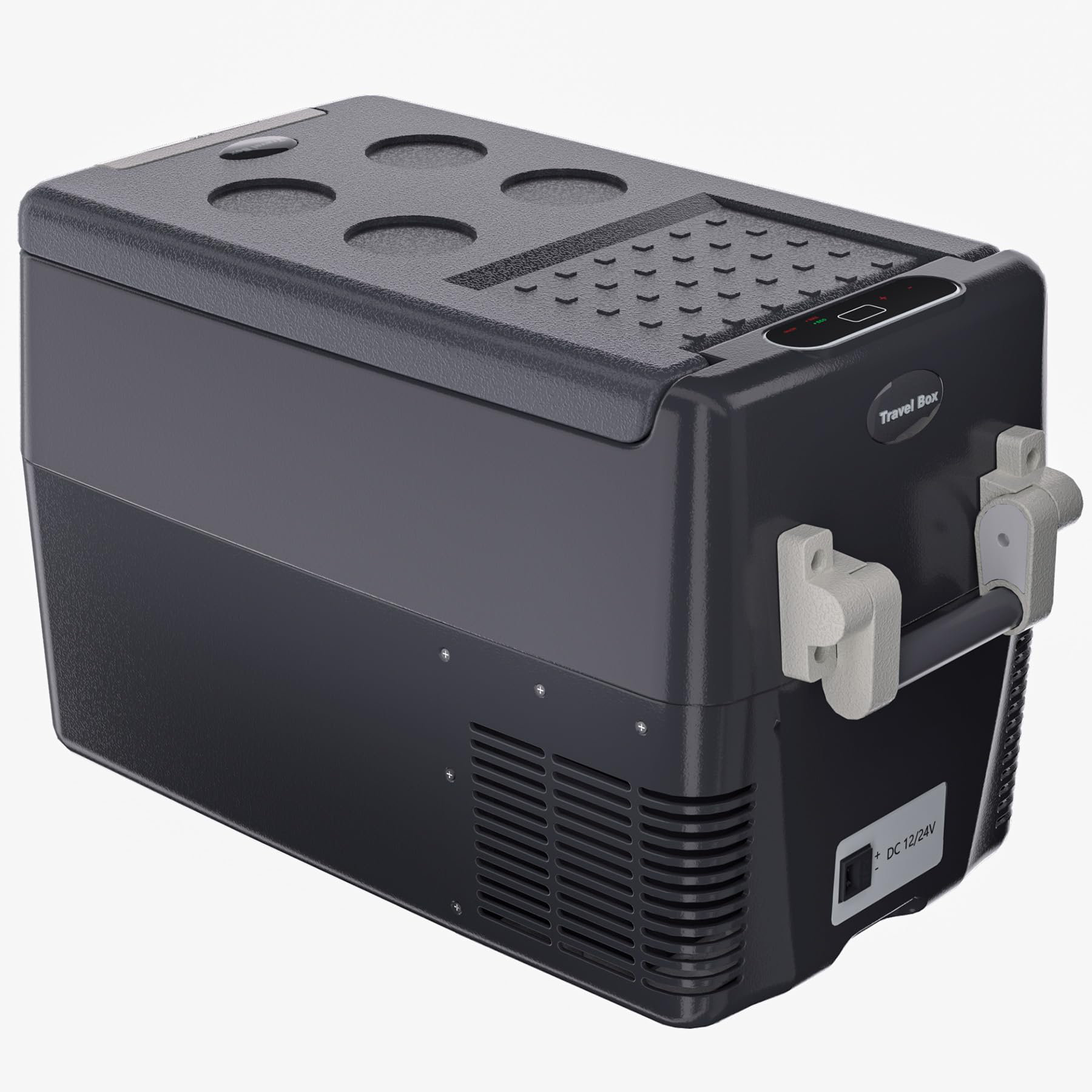 Orren Ellis 12 V Portable Car Fridge Cooler for Truck Van RV Camper SUV ...