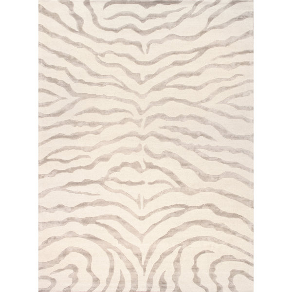 Pasargad Hand Tufted Animal Print Rug & Reviews | Wayfair