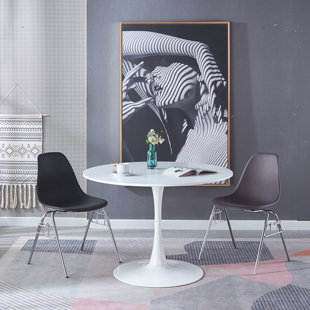 White Round Dining Tables You'll Love | Wayfair