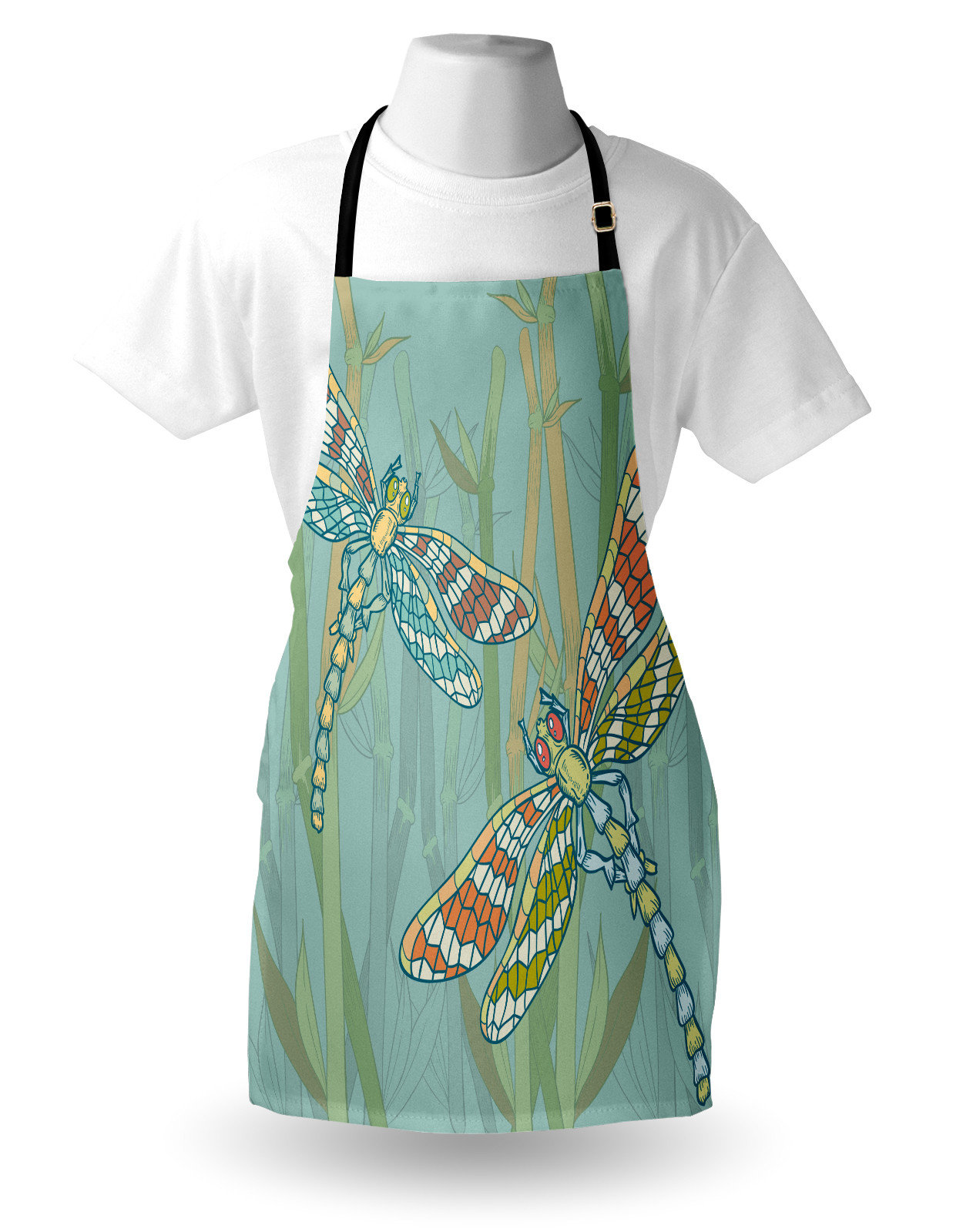 East Urban Home Dragonfly Apron Unisex, Insects Nature Exotic, Adult ...