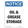 SignMission Oil and Grease Storage Sign | Wayfair