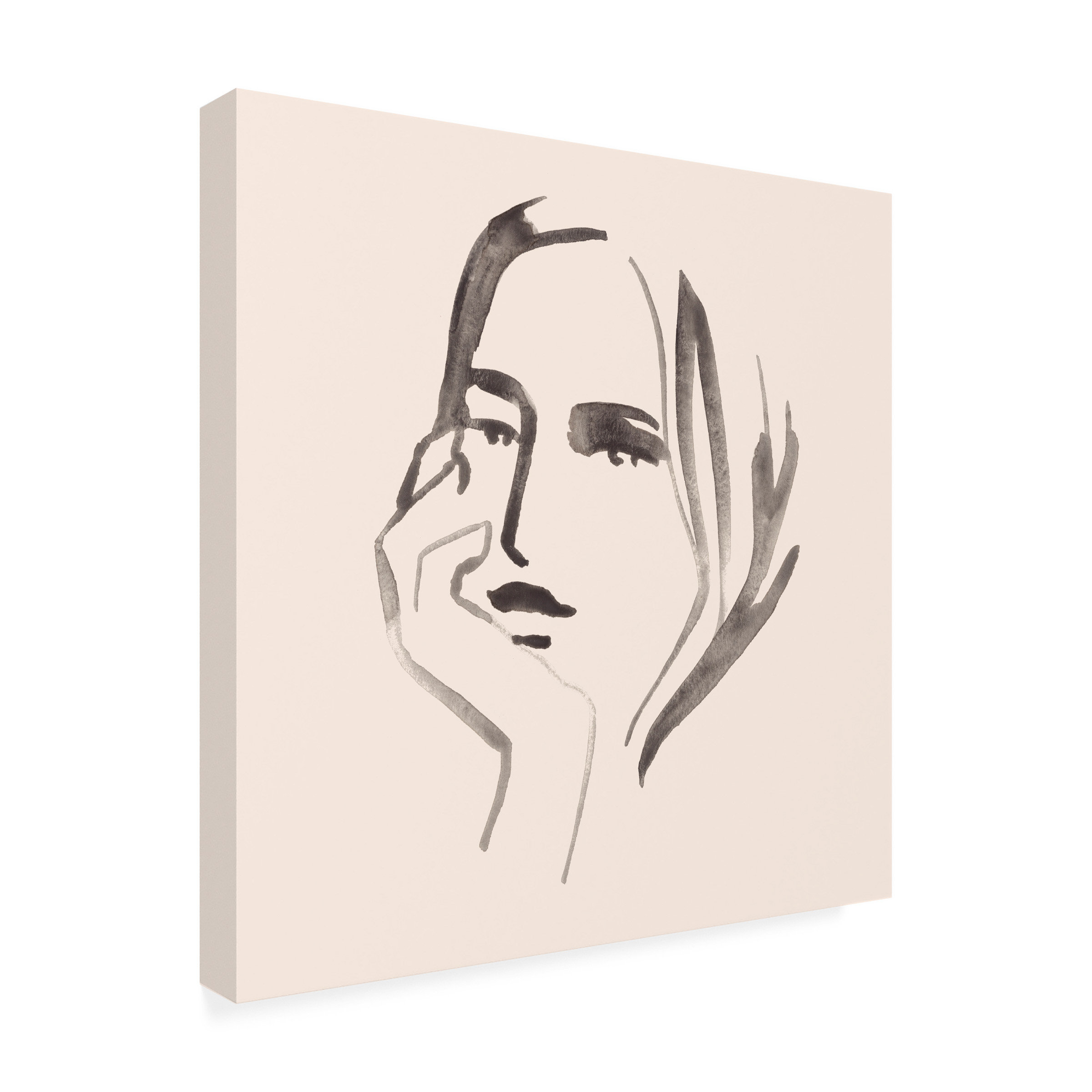 Ivy Bronx Jennifer Paxton Parker 'Face Shapes IV' Canvas Art - Wayfair ...