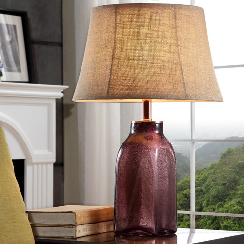 Brass Glass Table Lamps You'll Love | Wayfair