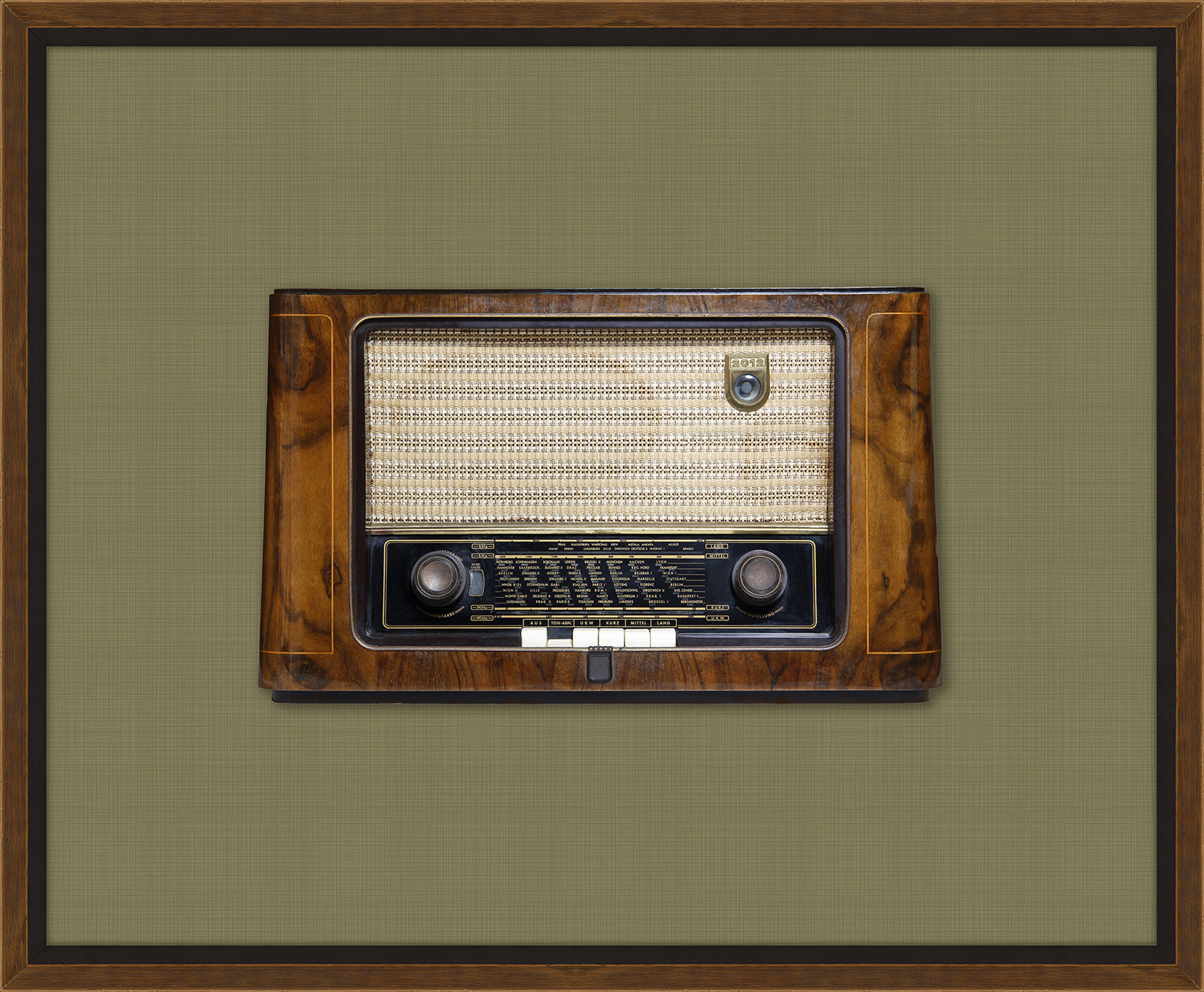 Melissa Van Hise 'Vintage Radio II' Framed Graphic Art Print | Wayfair