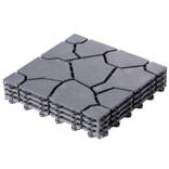3rd Street Inn 12" x 12" Stone Interlocking Deck Tile & Reviews | Wayfair