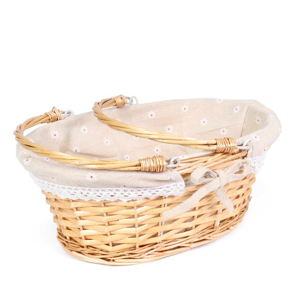 Ophelia & Co. Wicker Gift Baskets Empty Oval Willow Woven Picnic Cheap ...