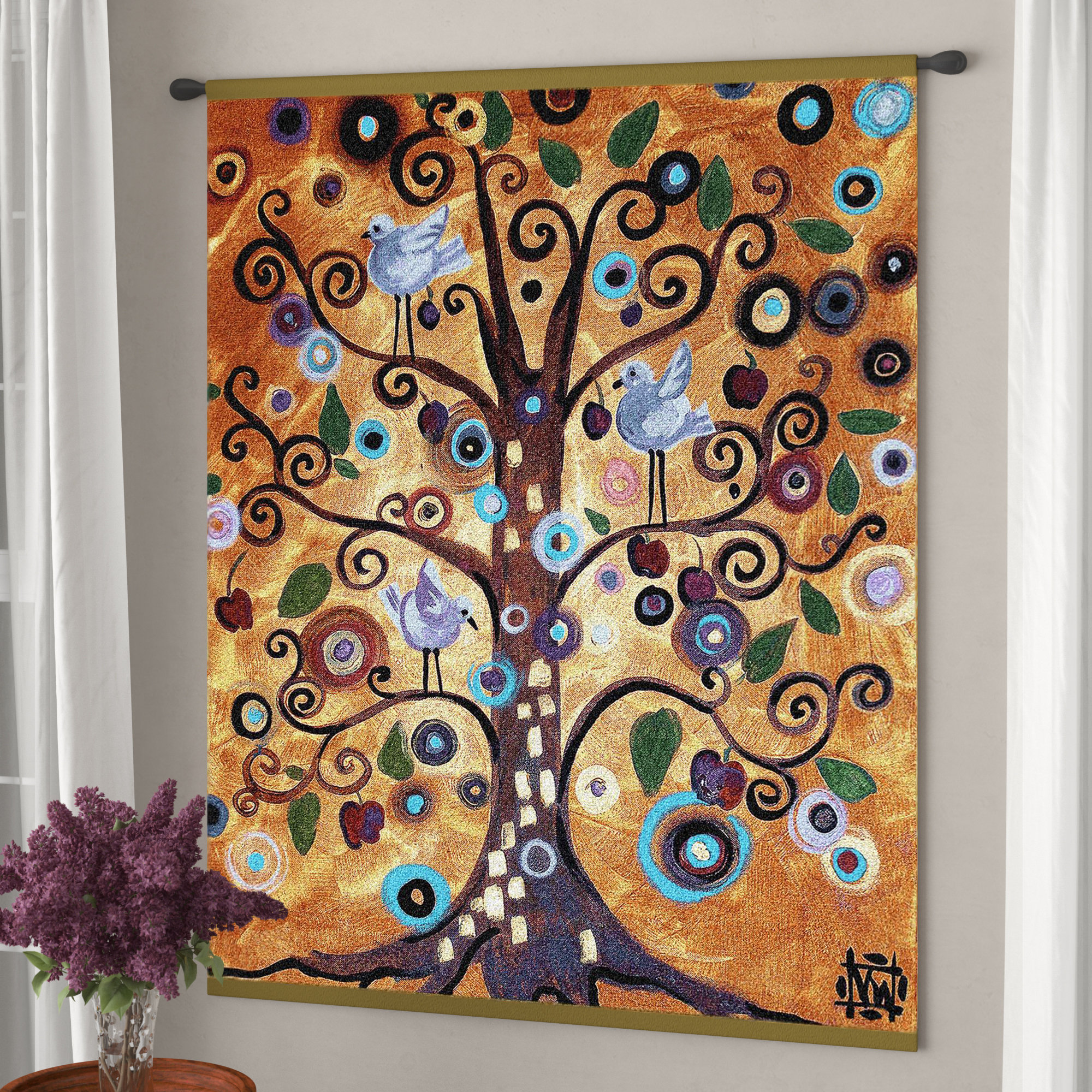Fine Art Tapestries Abstract Tree of Life Series by Natasha Wescoat ...