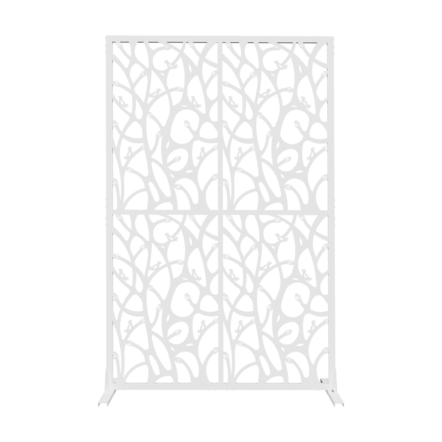 CENSTEEL Metal Privacy Screens with Decorative Bird Pattern | Wayfair
