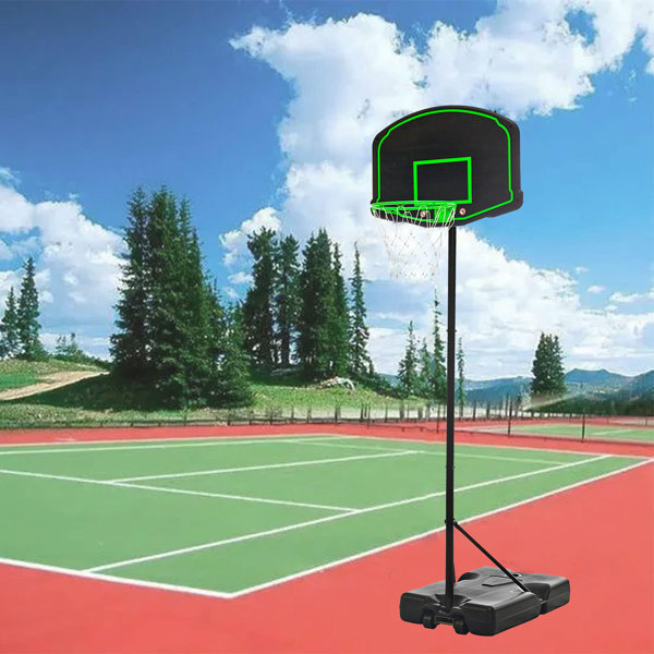 Panarciss Adjustable Height Portable 31.5'' Metal Portable Full-Size ...