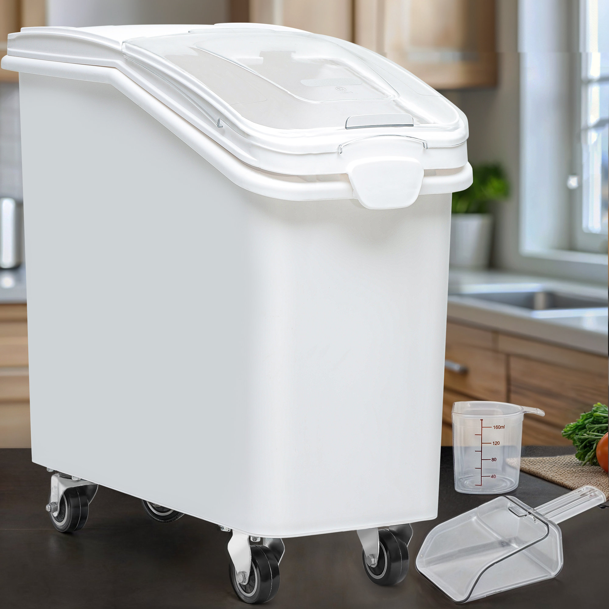 Balconera 27 Gallon Ingredient Bin Commercial Food Container Large ...