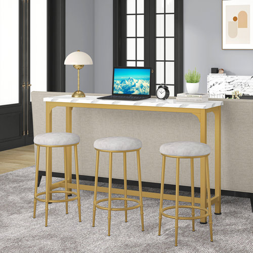 Counter Height Rectangular Kitchen & Dining Room Sets You'll Love | Wayfair