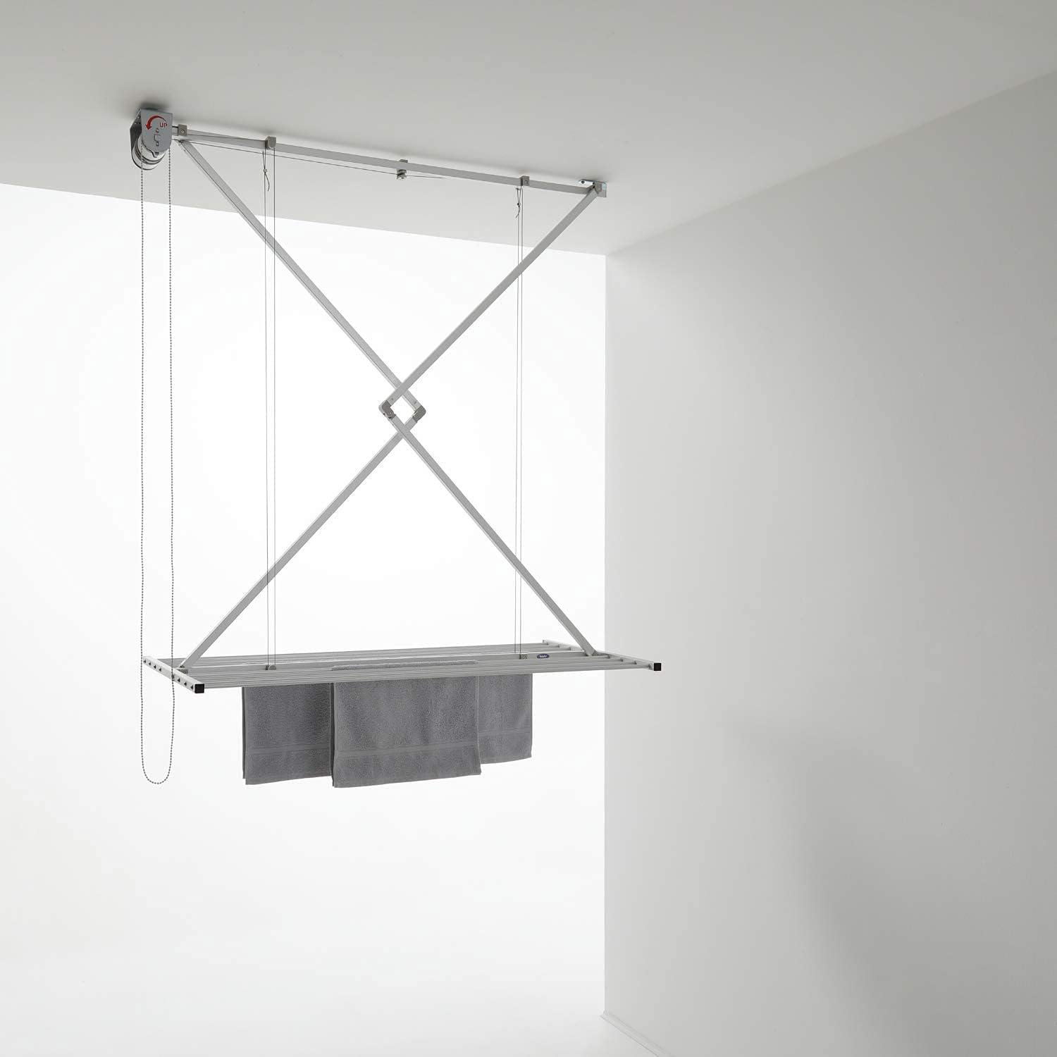 Rebrilliant Ceiling Mounted Clothes Drying Rack With Pulley System ...