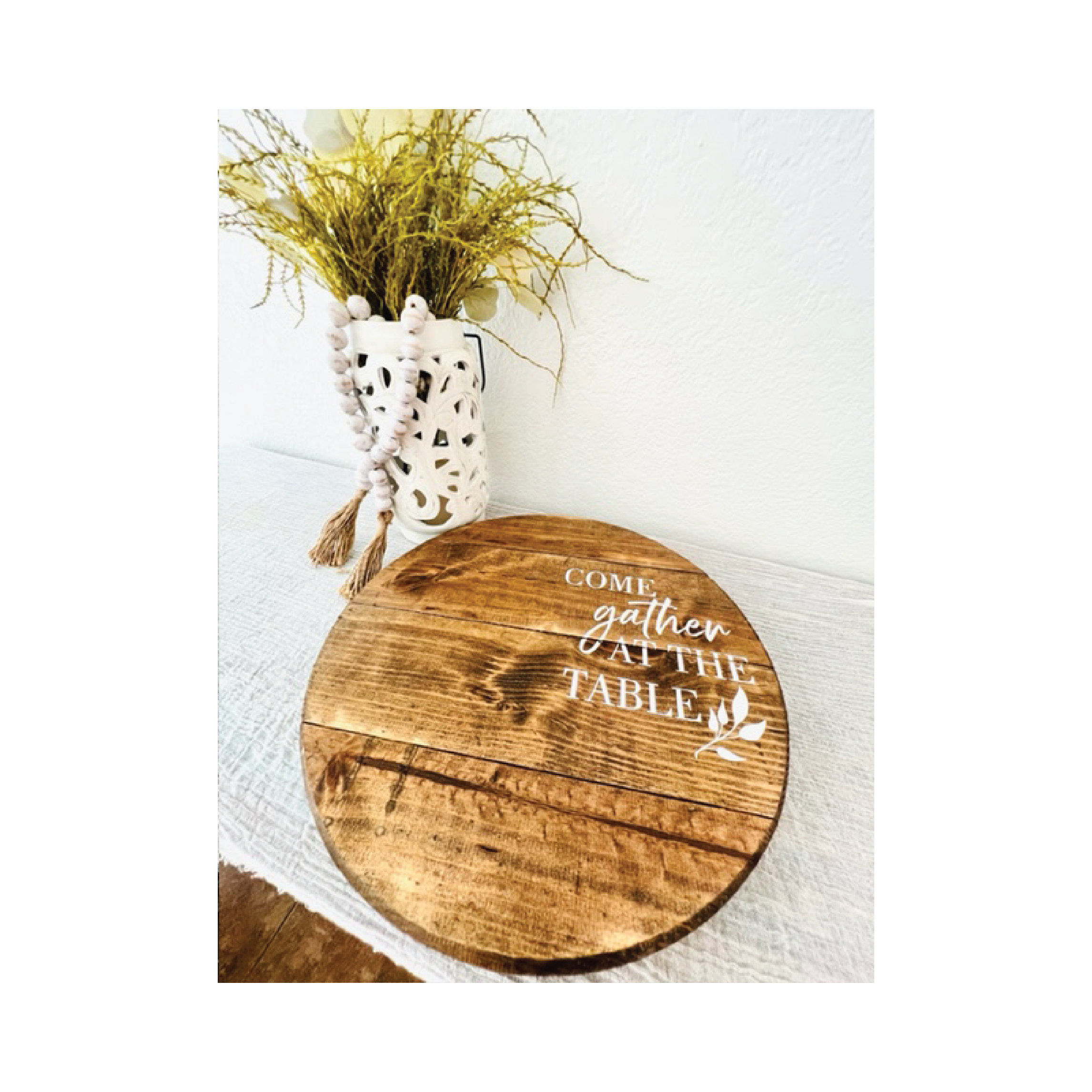 Jarmz Designs Come Gather at the Table Lazy Susan | Wayfair