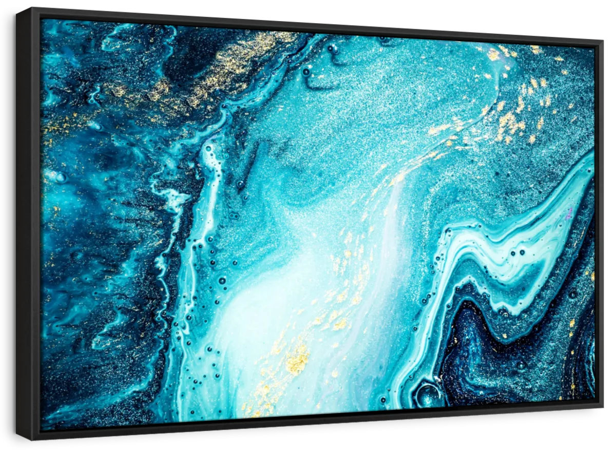 Elephant Stock Abstract Water Canvas Print | Wayfair