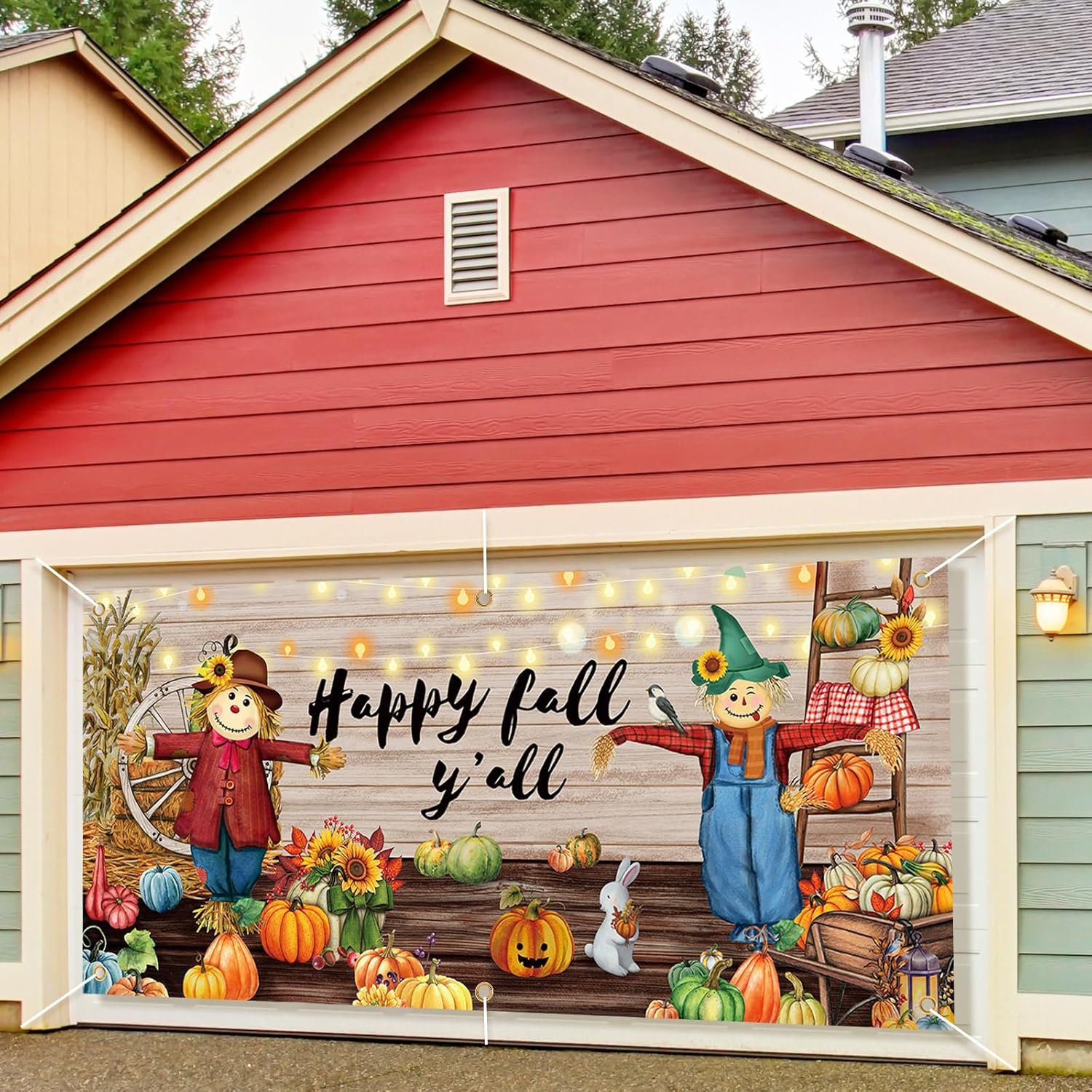 Ophelia & Co. 13 X 6Ft Fall Garage Door Decorations Banner Extra Large ...