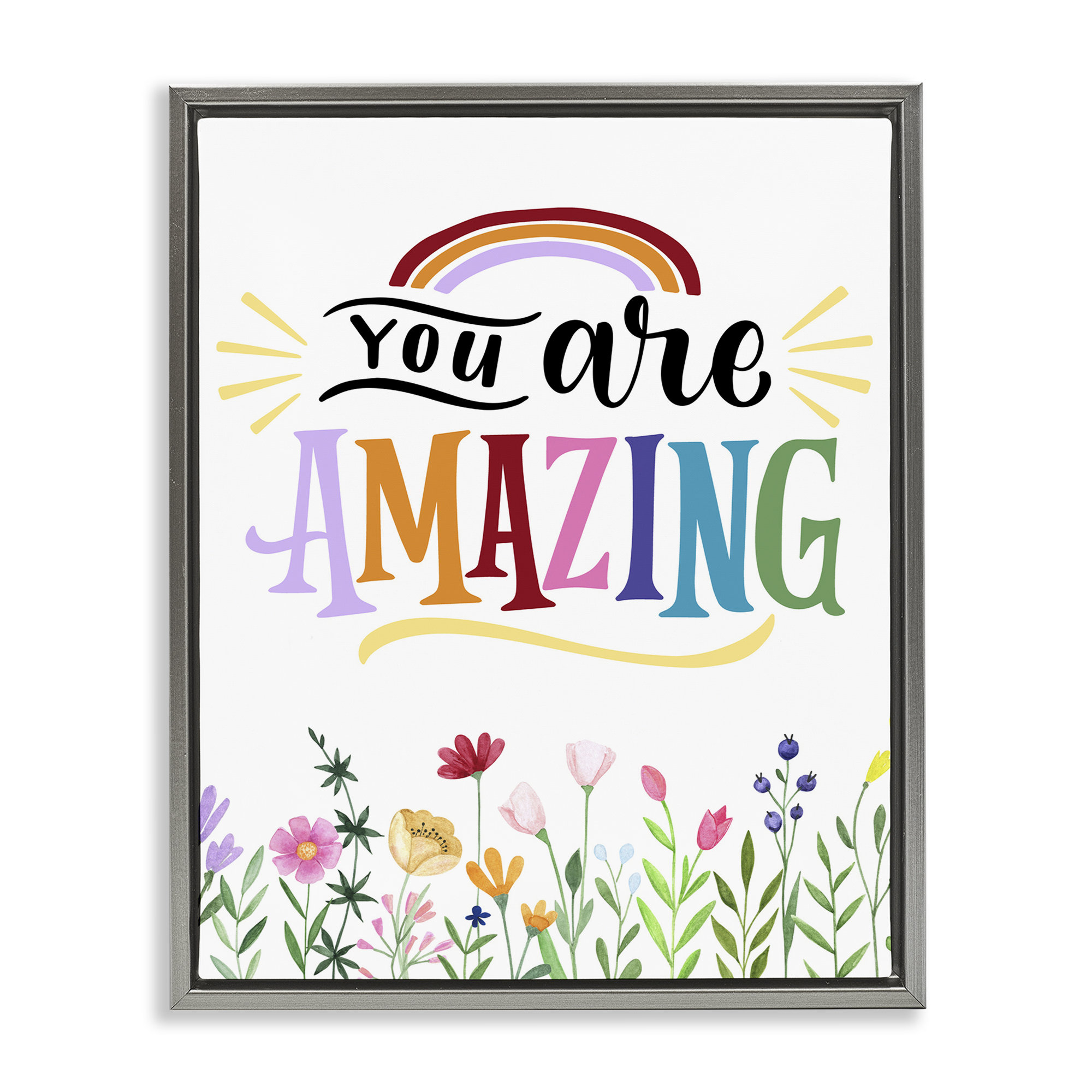 Latitude Run® You Are Amazing Encouragement Floating Frame, design by ...