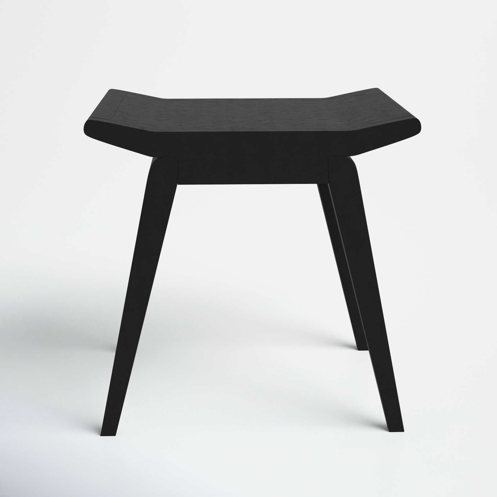 Joss & Main Wood Minimalistic Curved Living Room Stool & Reviews | Wayfair
