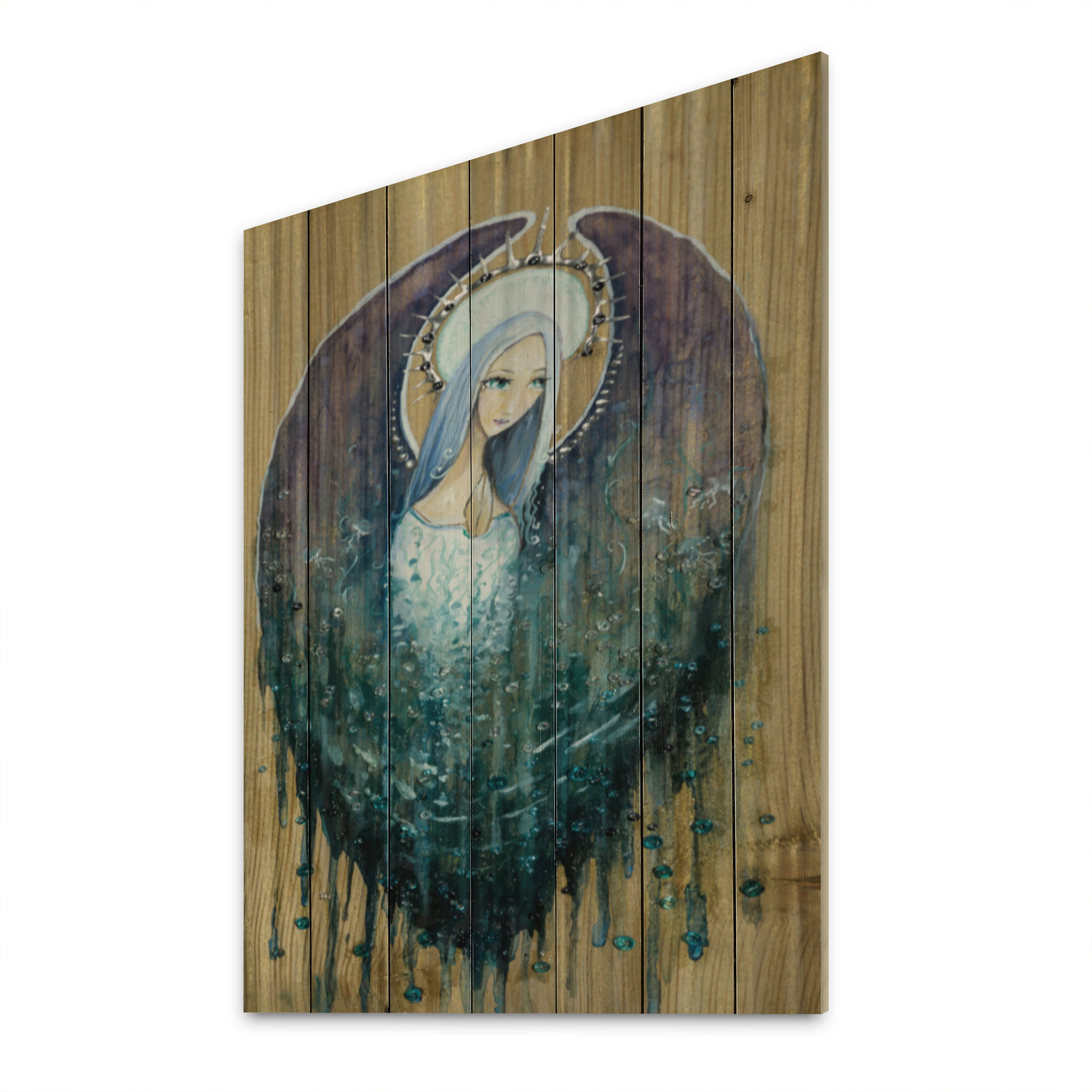 Trinx " Religious Angel Klimt Art II " Painting Print | Wayfair