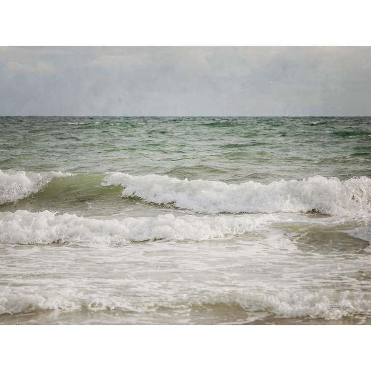Highland Dunes Braien Vintage Waves I On Canvas by Jennifer Rigsby ...