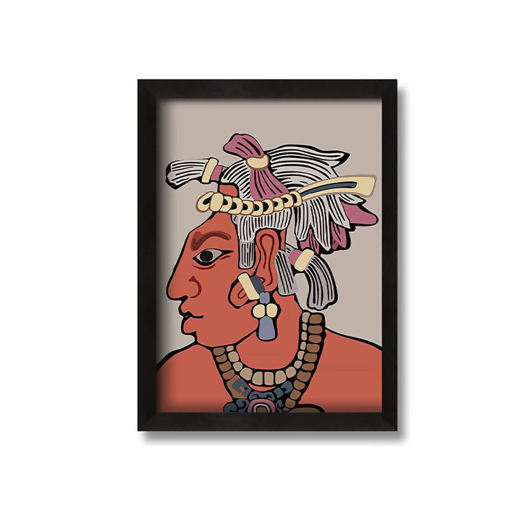 Ophelia & Co. Mayan Warrior Framed Print - Single Picture Frame ...