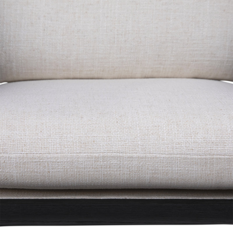 Corrigan Studio® Malenny Mindi Wood and Polyester Blend Upholstered ...