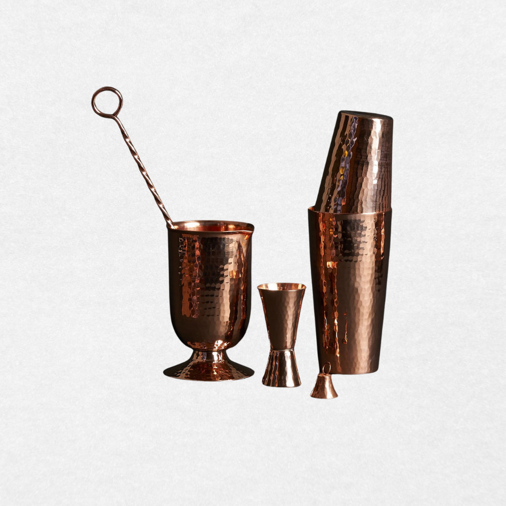 Sertodo Copper Essential Copper Mixologist Set | Wayfair