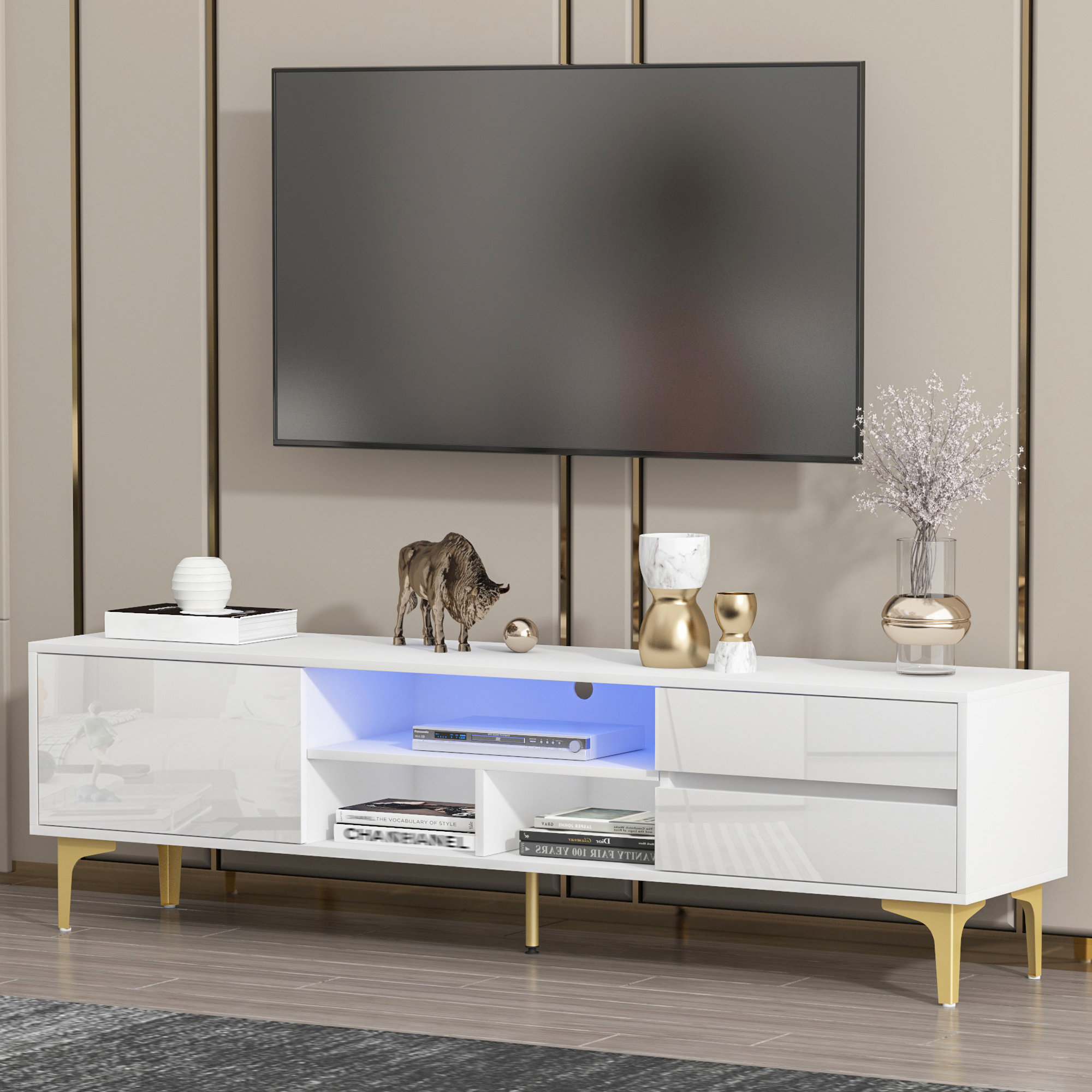 Mercer41 Daveon 62.8'' W Storage Credenza - Wayfair Canada